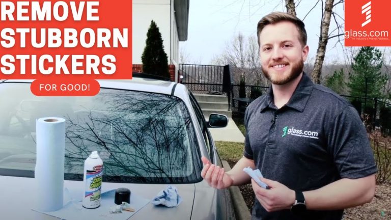 How to Take Out Sticker from Car Glass: Easy and Effective Methods ...
